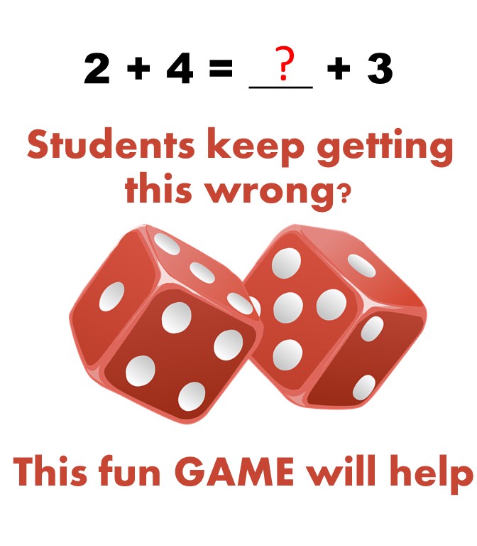 equations dice game - RETHINK Math Teacher