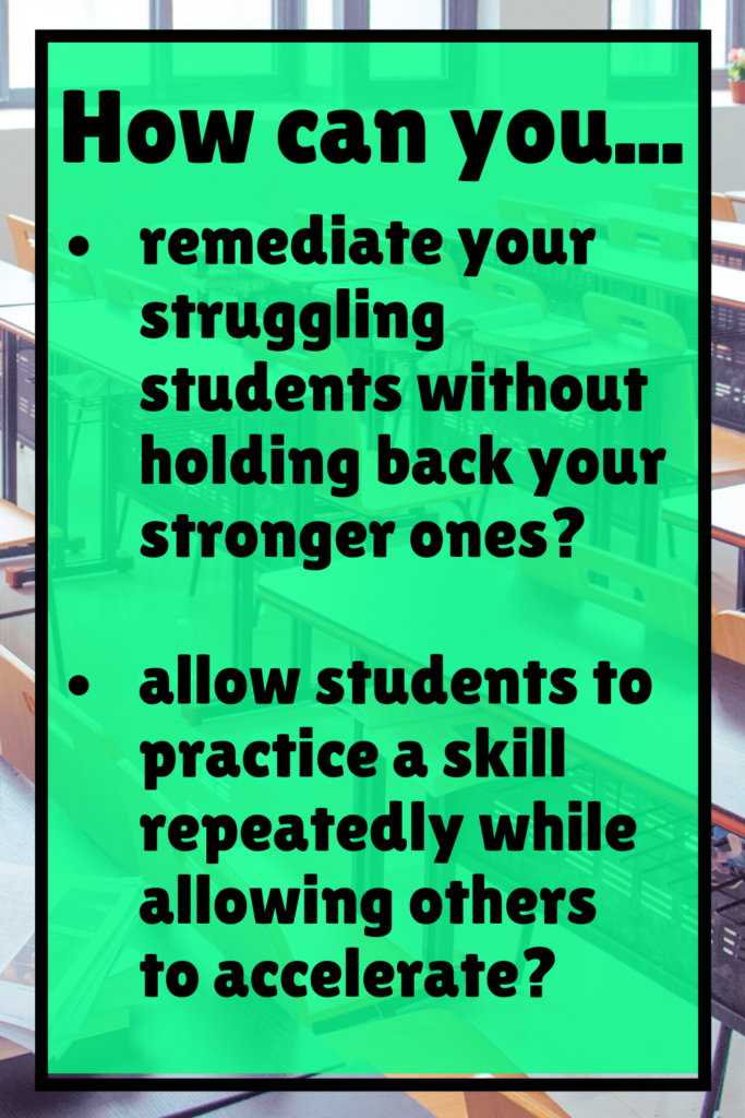 Challenging your Stronger Students while Still Reaching Your Struggling ...
