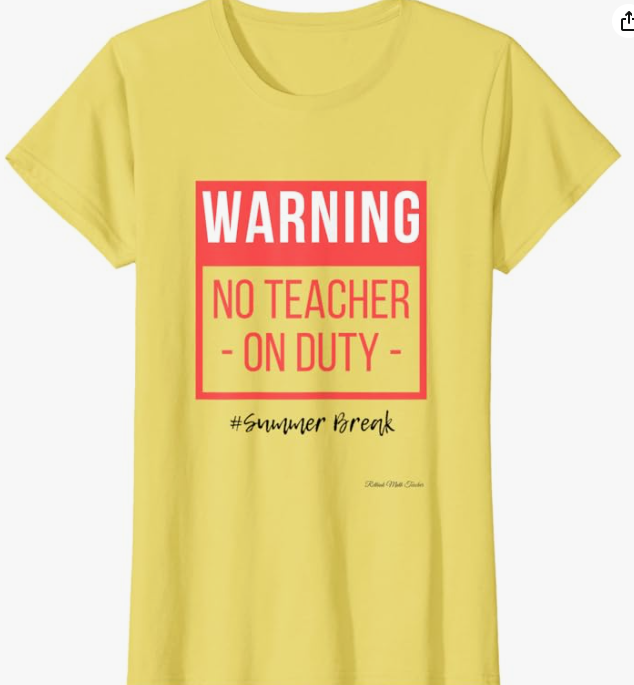 no teacher on duty - yellow - RETHINK Math Teacher