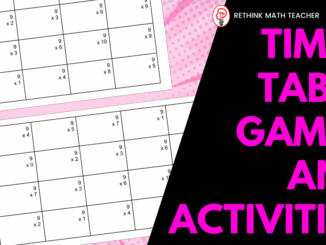 Math Teacher Blog - RETHINK Math Teacher